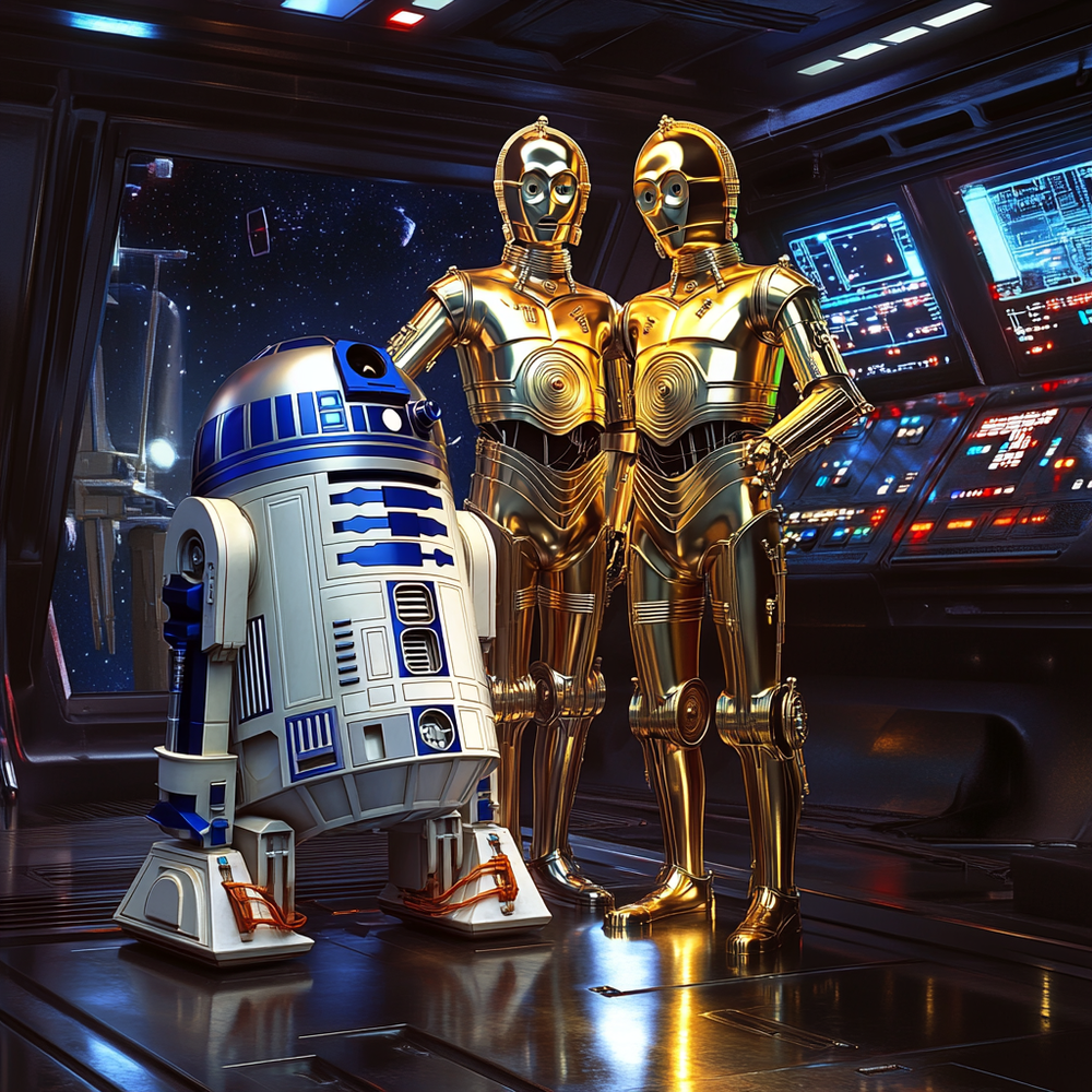 R2-D2 und C-3PO: Schlüssel-Droiden der Star Wars Saga